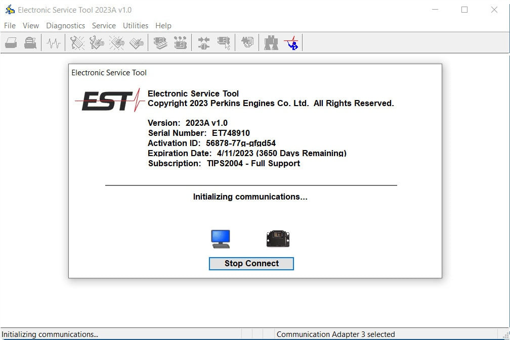 Full Function 2023A For Perkins EST Electronic Service Tool Diagnostic ...
