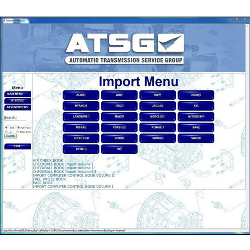 ATSG 2017 Auto repair software Automatic Transmissions Service Group ...