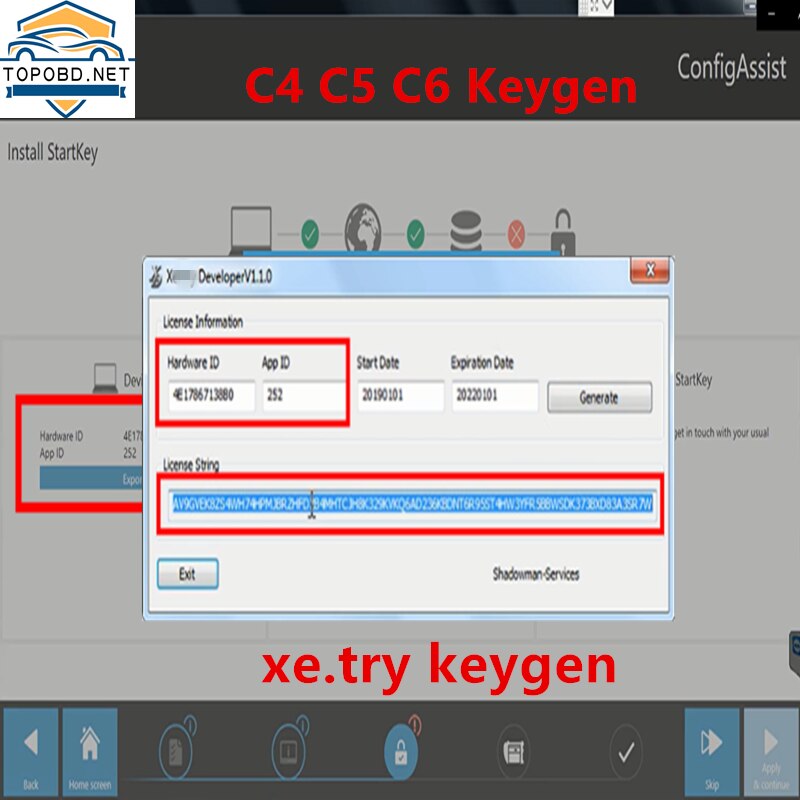 Newest MB Star Xentry C4 C5 C6 VCI DOIP Register Active Xentry ...